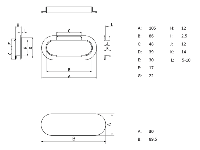 Hand Hole Protector 211.0 :: Plasty.OnLine